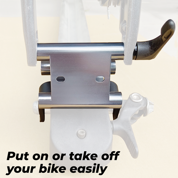 ONIPAX Triangle Bike Fork Mount Hitch Rack with Roof Rack Adapter ...